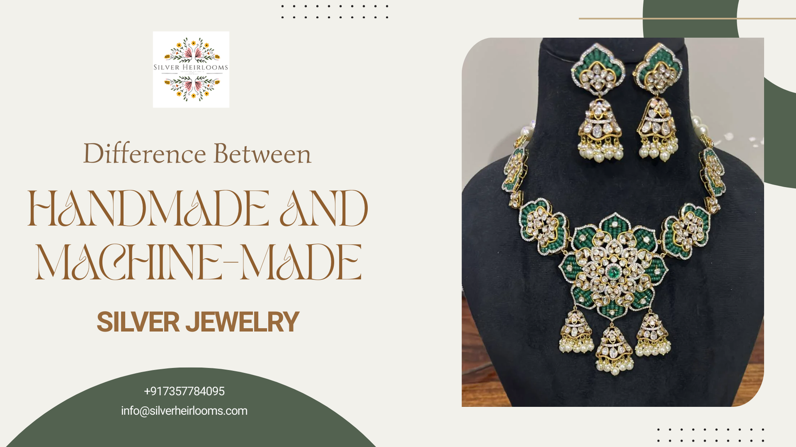 Machine Made vs Handmade Silver Jewelry: Complete Guide
